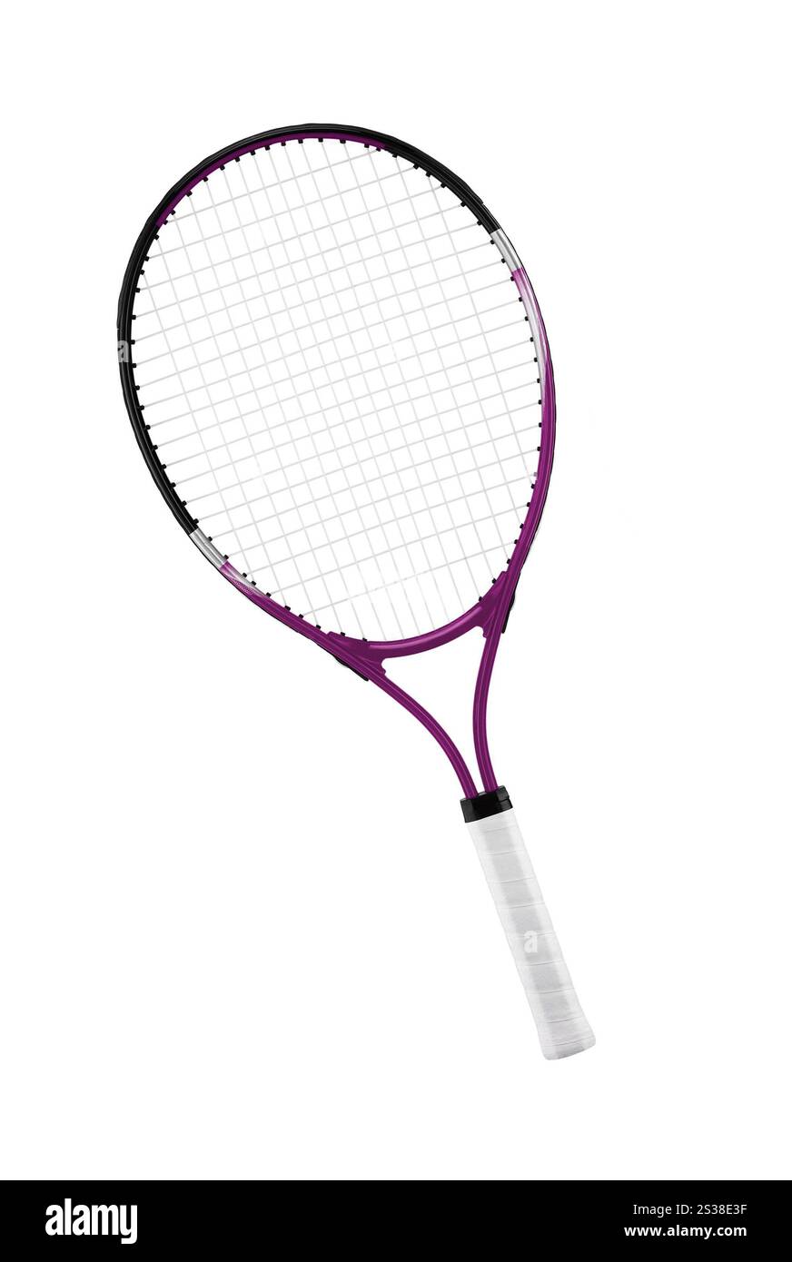 Tennis racket, isolated on white background. Tennis racket Stock Photo ...