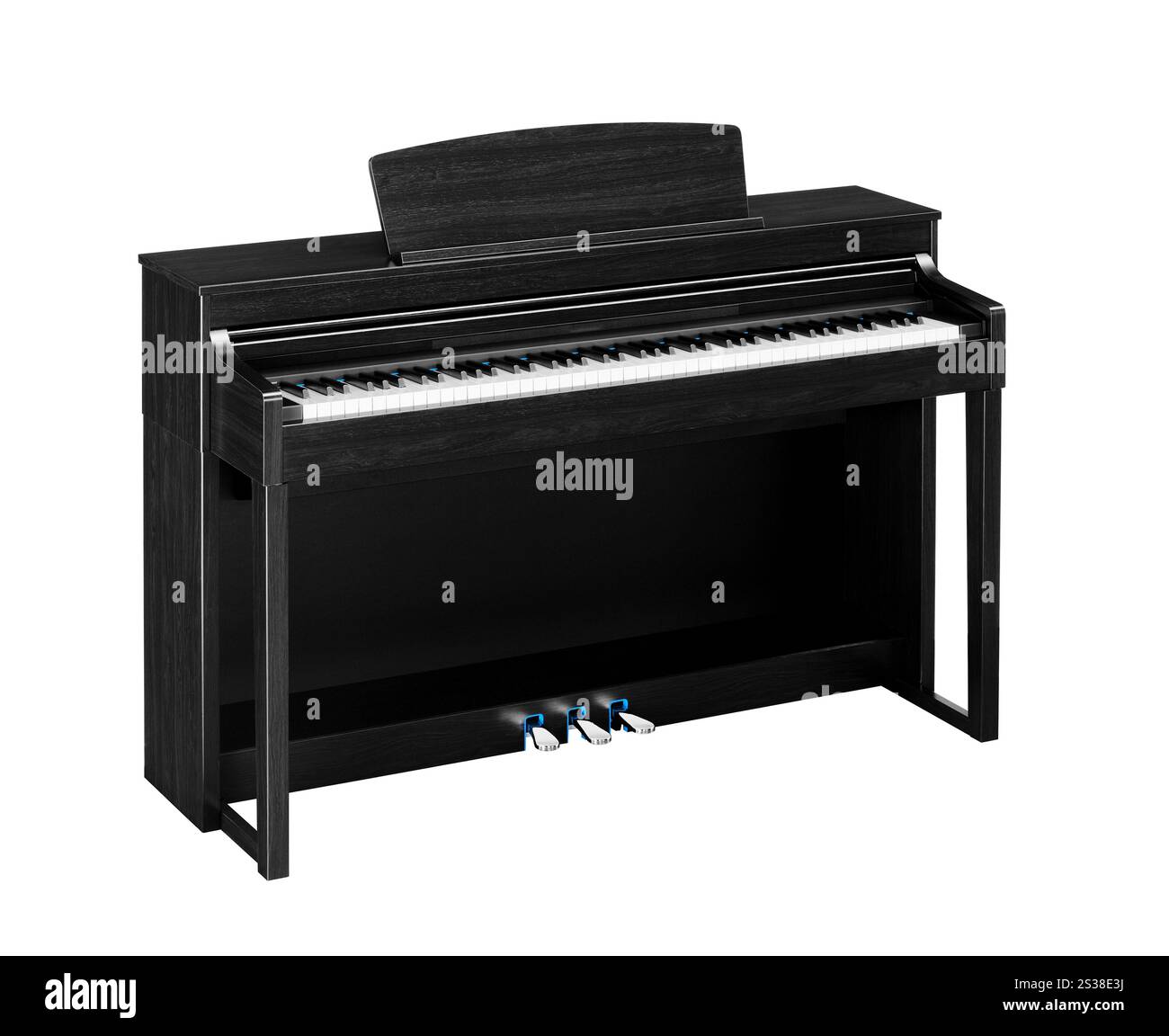 Real black grand piano isolated on white. Real black grand piano Stock ...