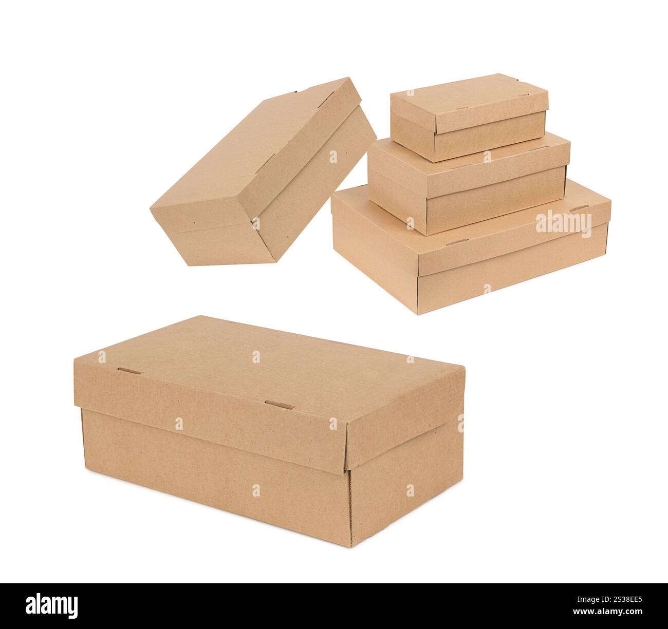 Stack of boxes isolated on white background. Stack of boxes isolated ...