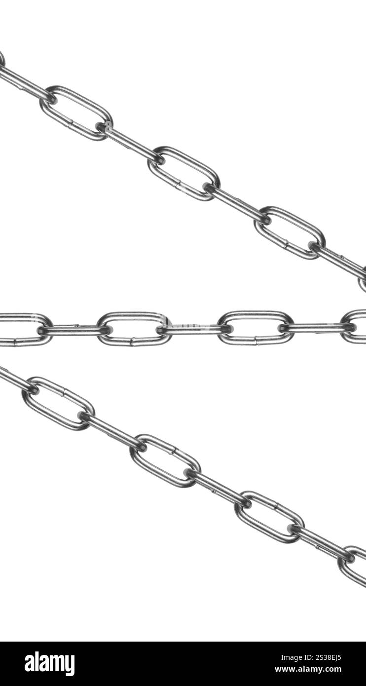 Chains frame closeup on white background. Chains frame closeup Stock ...