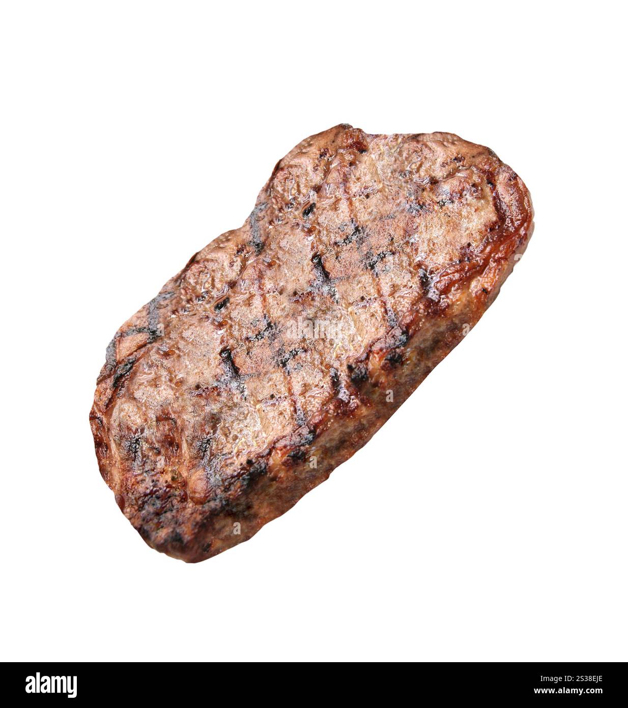 hot fresh grilled boneless rib eye steak isolated on white. hot fresh ...