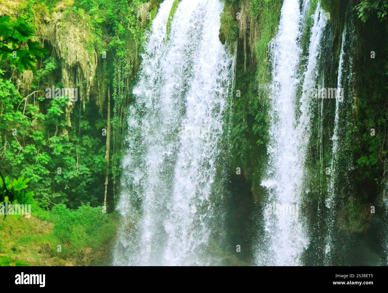 waterfalls in Antalya background or texture. waterfalls in Antalya ...