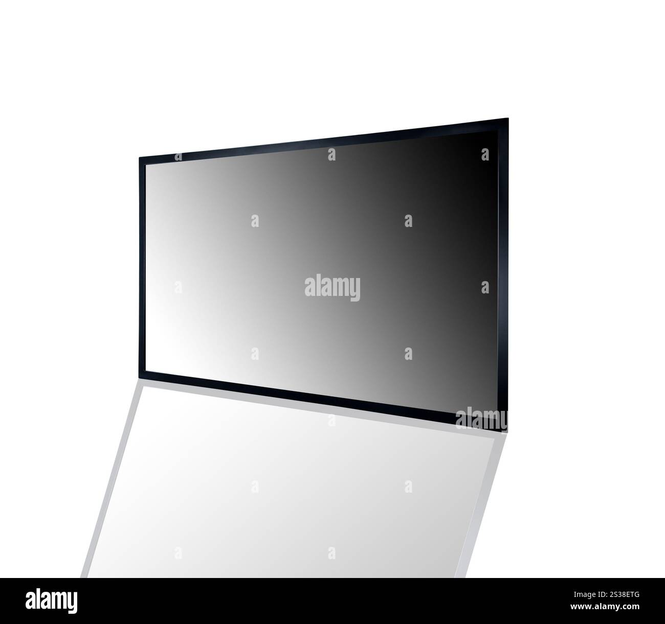 Plasma Screen isolated on white background. Plasma Screen Stock Photo ...