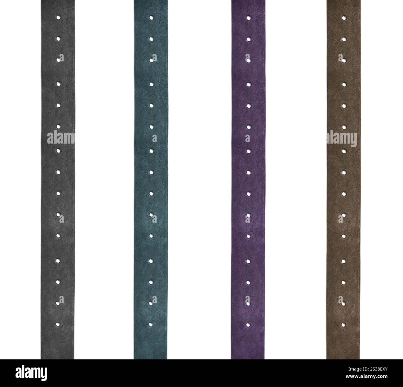 leather belts isolated on white background. leather belts Stock Photo ...