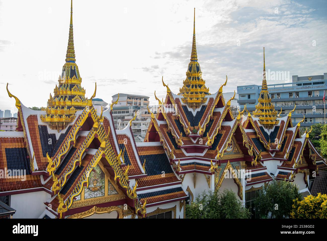 the Wat Yan Nawa in Sathon in the city of Bangkok in Thailand. Thailand ...