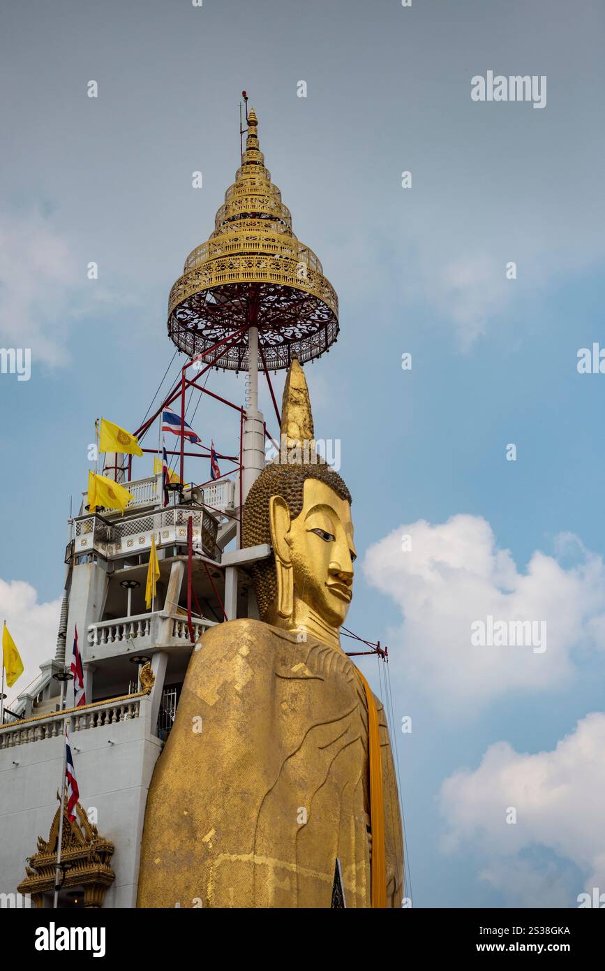 the Big Golden Buddha of Wat Intharawihan in Thewet in the city of ...