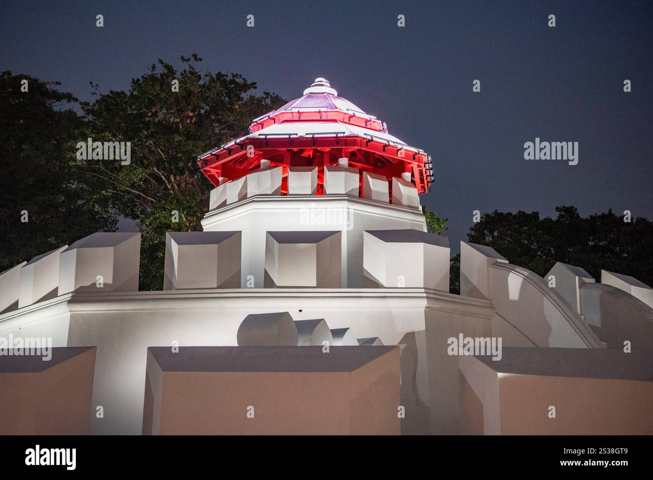 the Mahakan Fort in Banglamphu in the city of Bangkok in Thailand ...