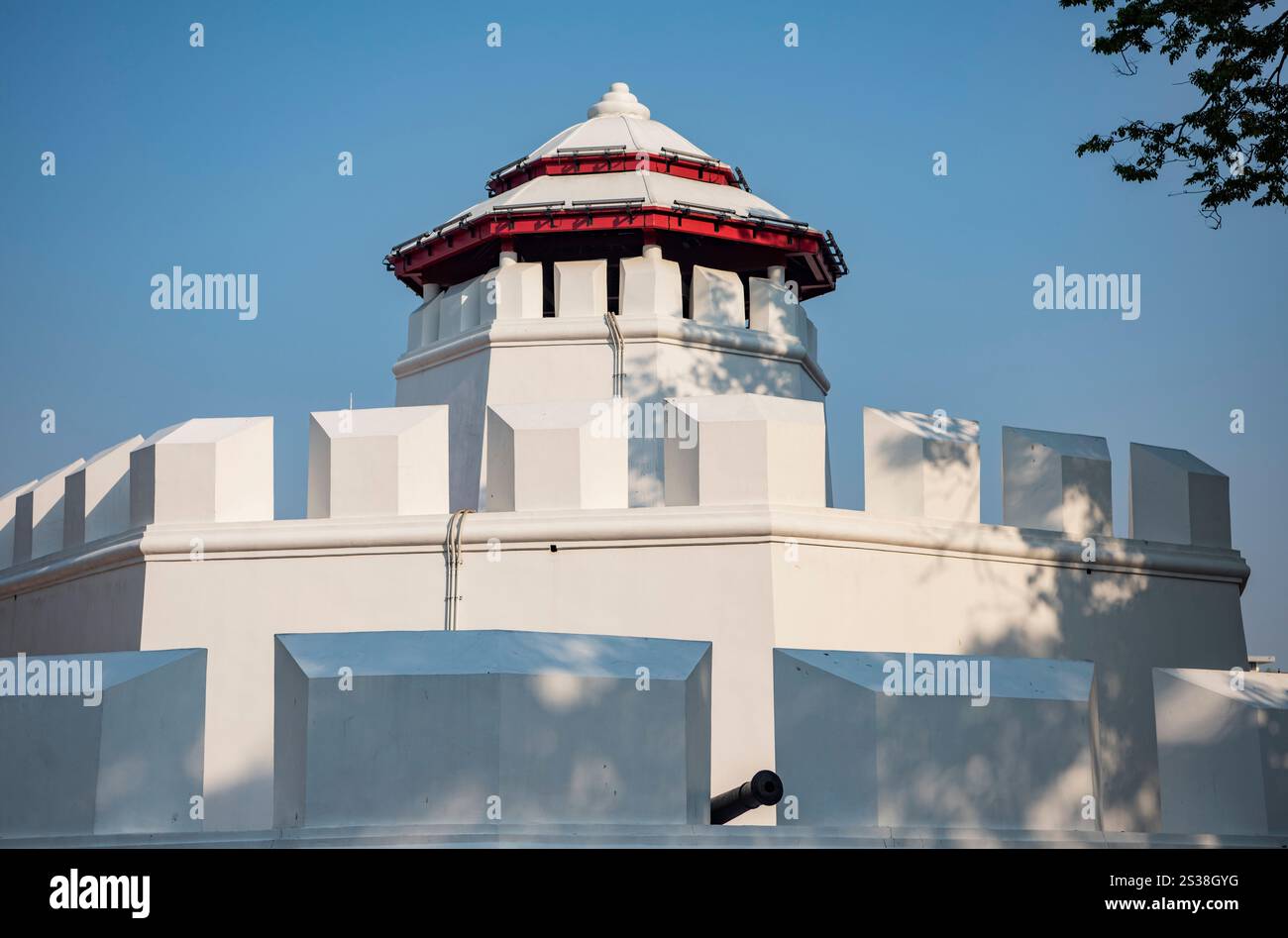 the Mahakan Fort in Banglamphu in the city of Bangkok in Thailand ...