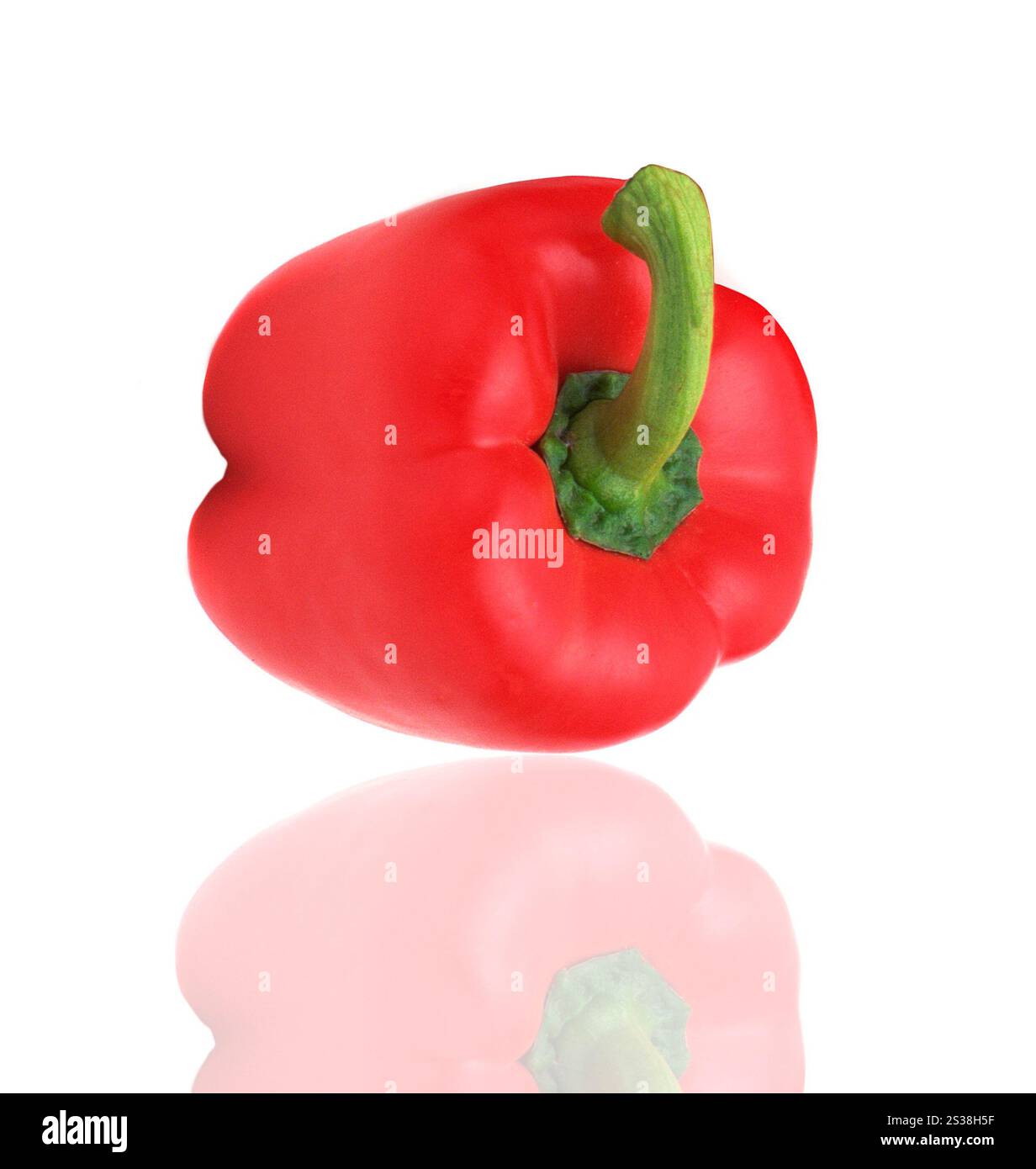 Bell pepper (bulgarian pepper) isolated on white. Bell pepper Stock ...
