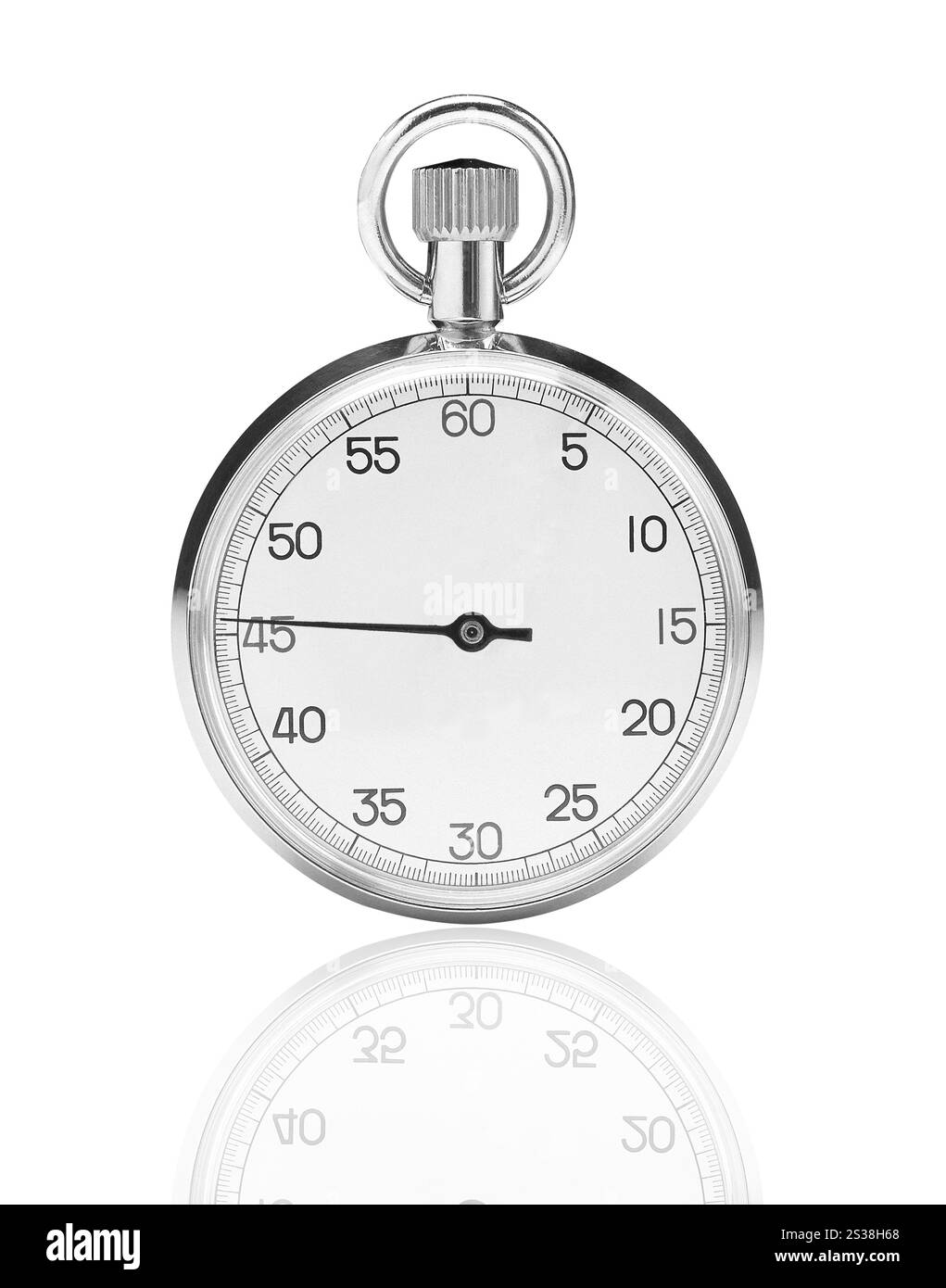 Mechanical stopwatch isolated on white background. Mechanical stopwatch ...