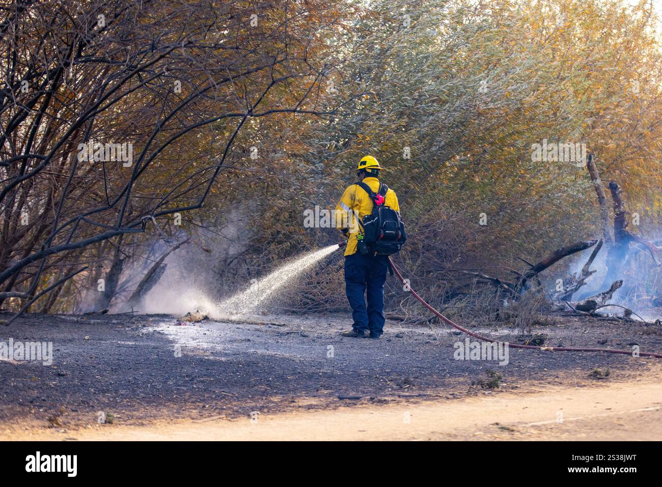 Firefighters battle multiple wildfires across Los Angeles, including the Palisades, Eaton, Hurst ...