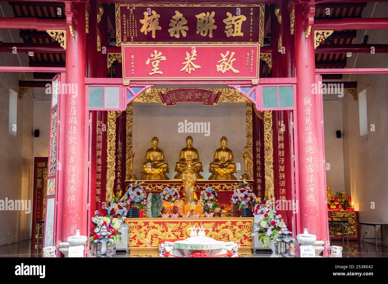 the Canton Shrine in China Town in the city of Bangkok in Thailand ...