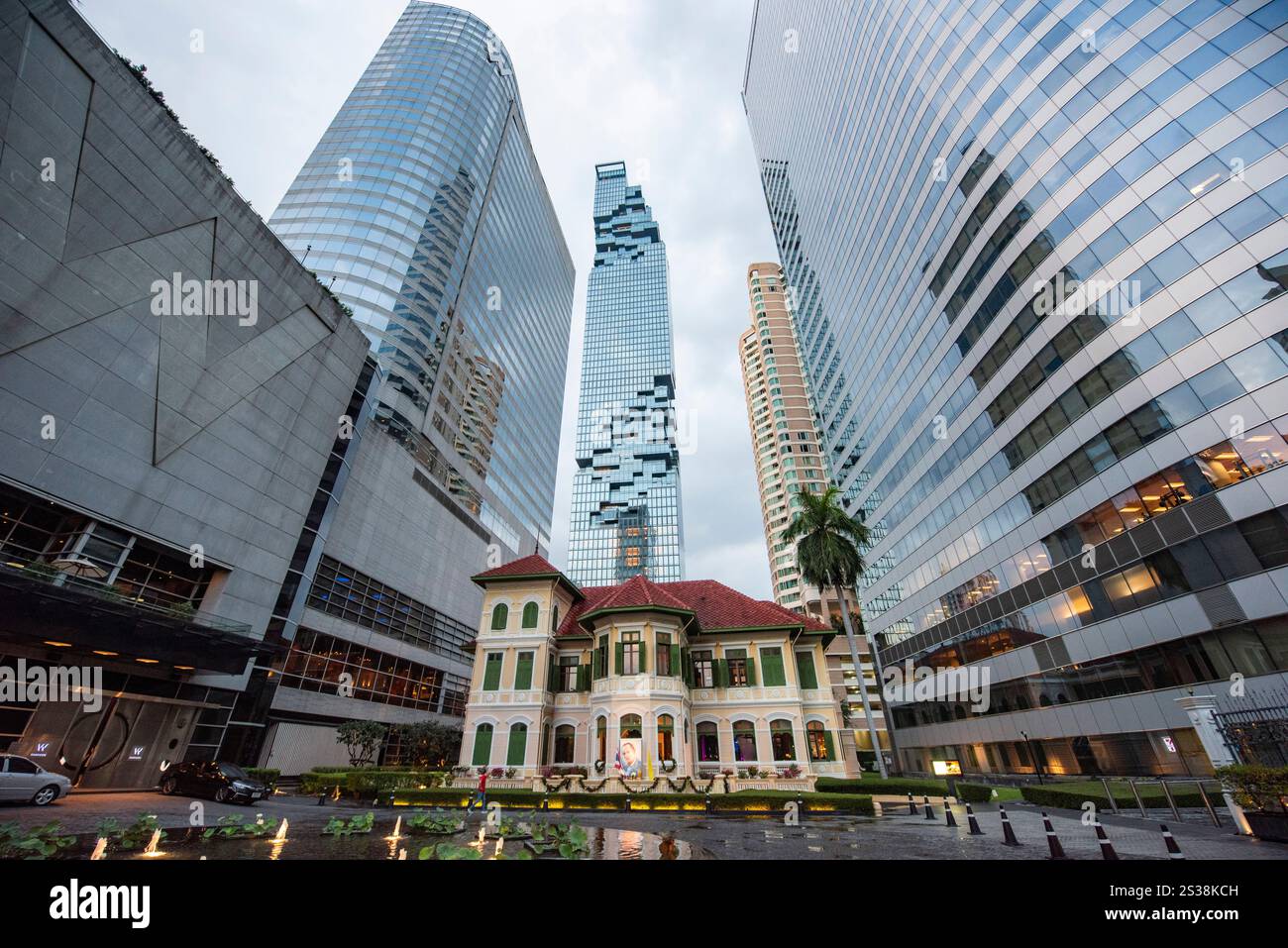 The House on Sathorn in front of King Power Mahanakhon Tower Building ...