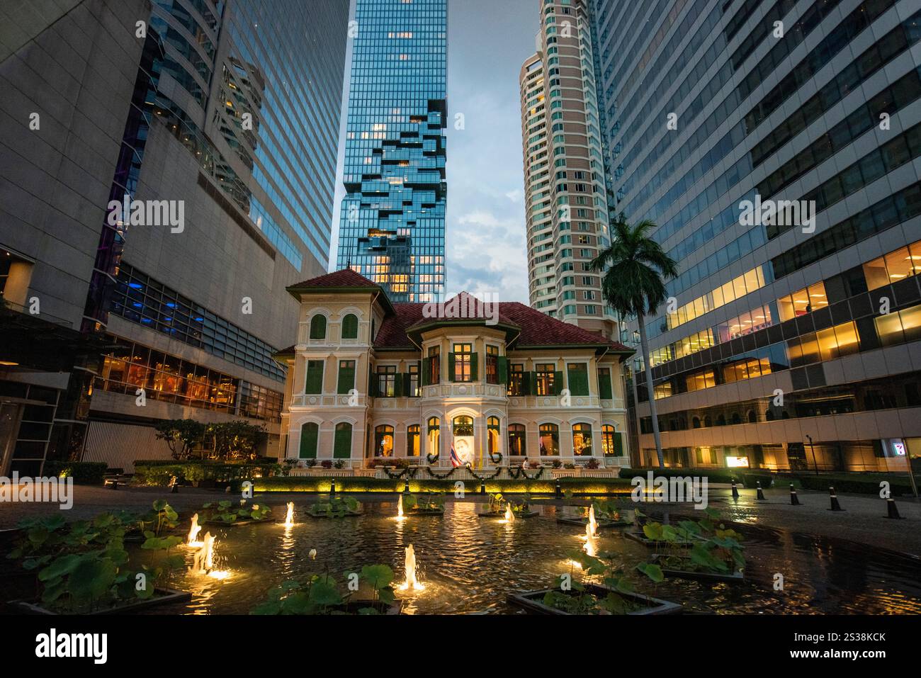 The House on Sathorn in front of King Power Mahanakhon Tower Building ...