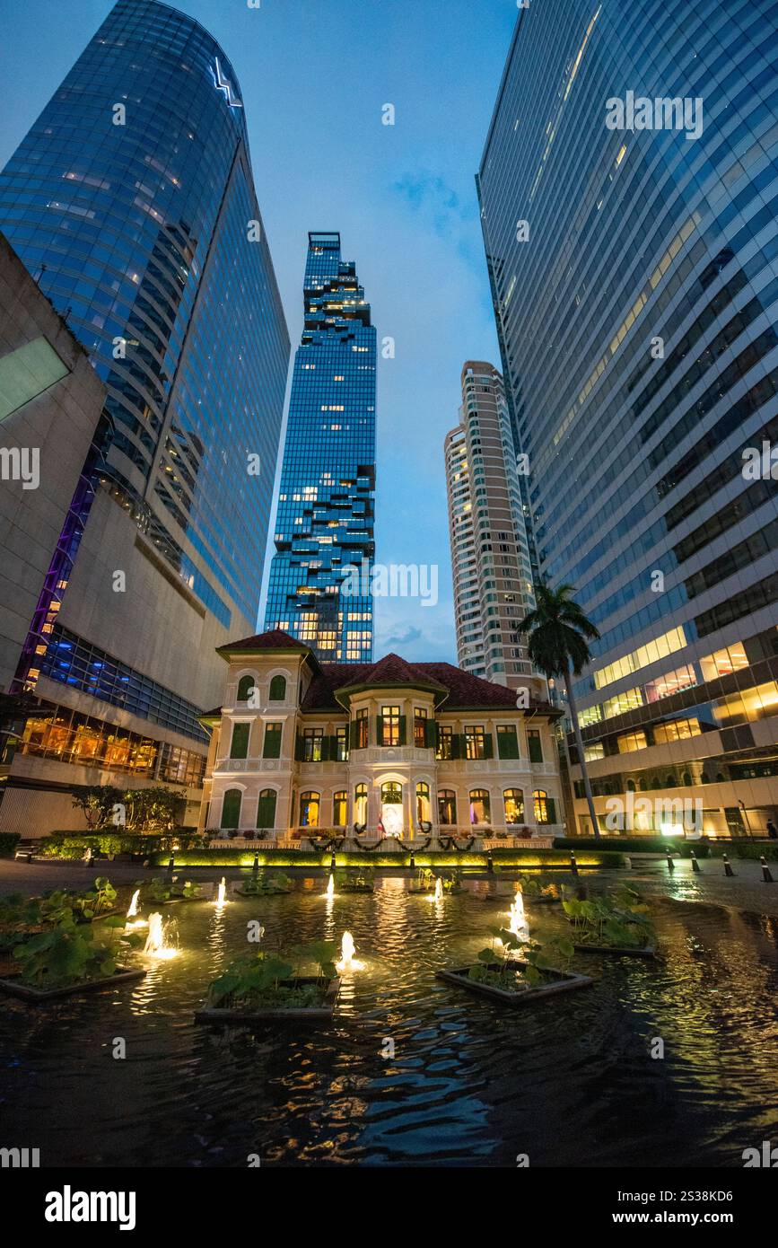 The House on Sathorn in front of King Power Mahanakhon Tower Building ...