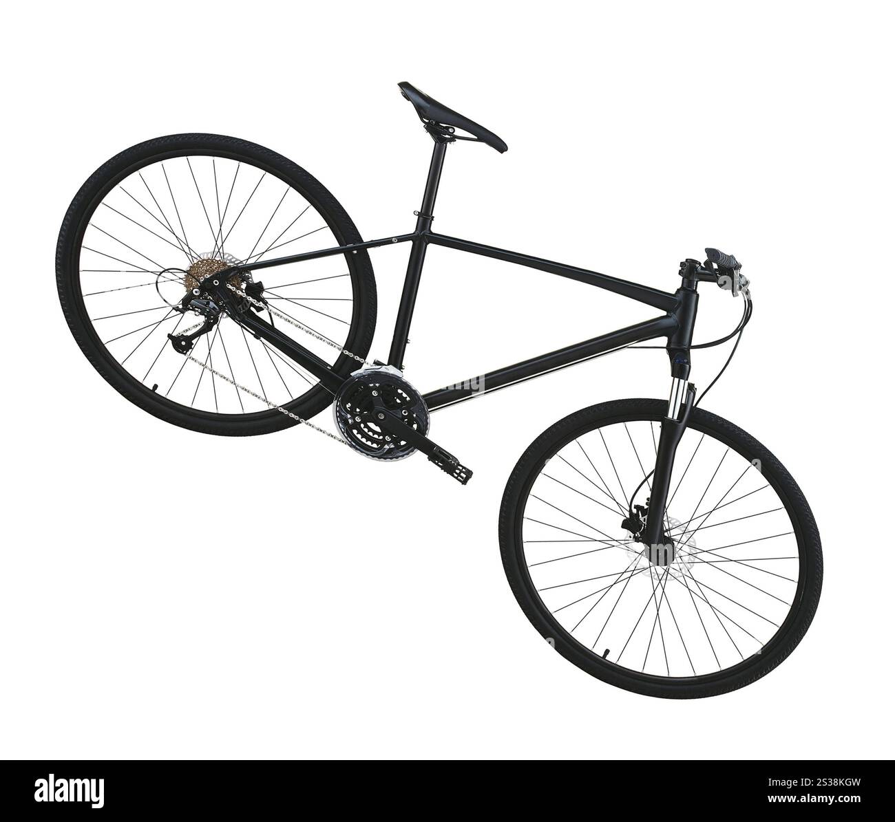 Bike isolated on white background. Bike Stock Photo - Alamy