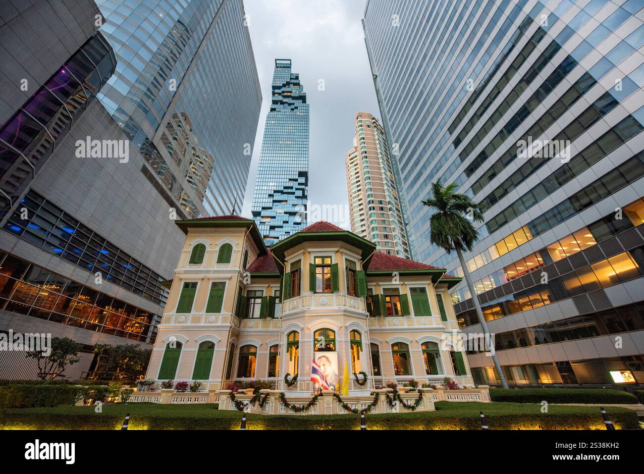 The House on Sathorn in front of King Power Mahanakhon Tower Building ...