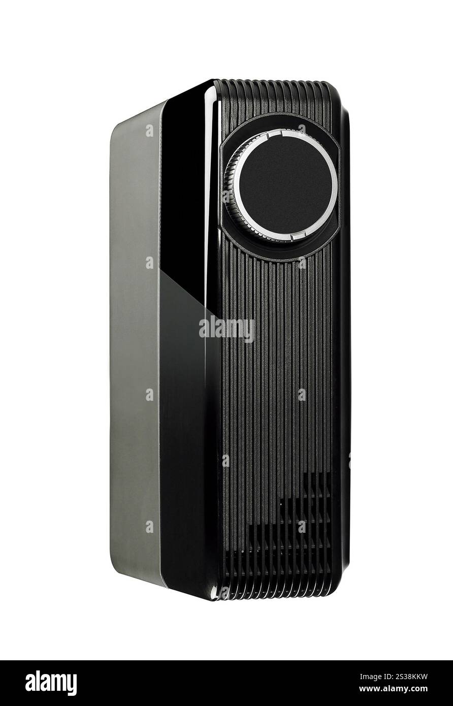 Projector icon on black Cut Out Stock Images & Pictures - Alamy