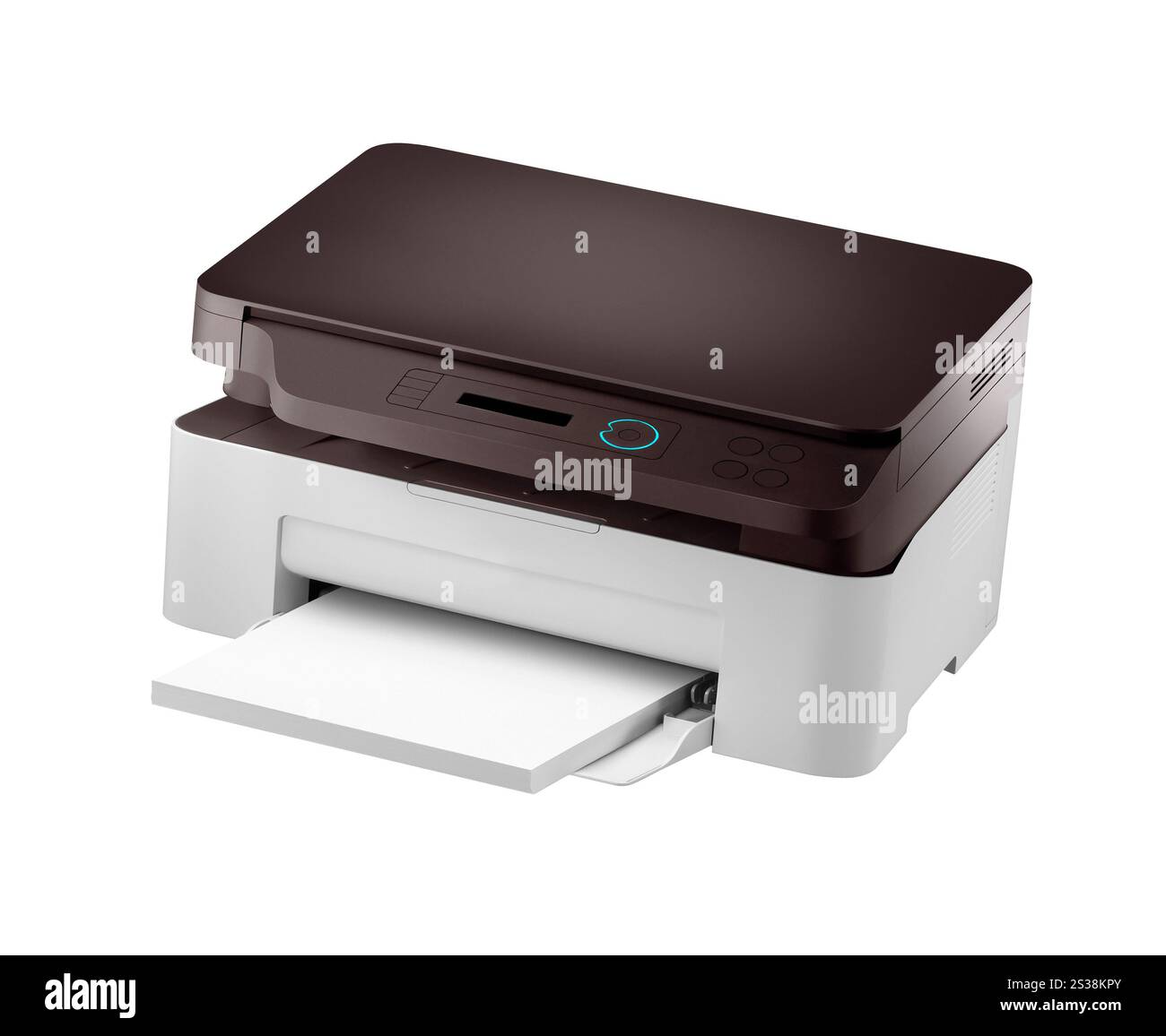 Printer scaner isolated on white background. Printer scaner Stock Photo ...