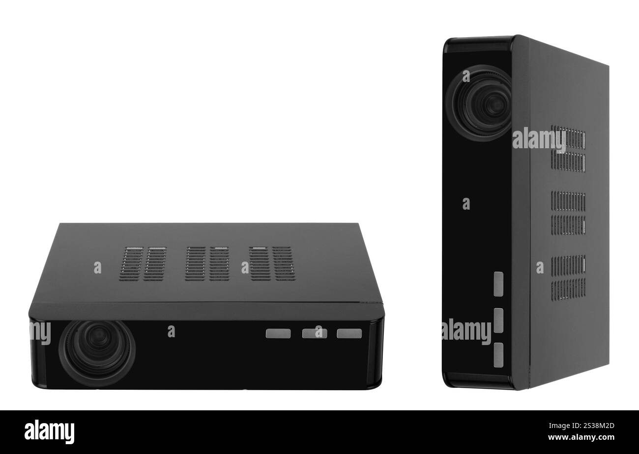 multimedia projector on white background. multimedia projector Stock ...