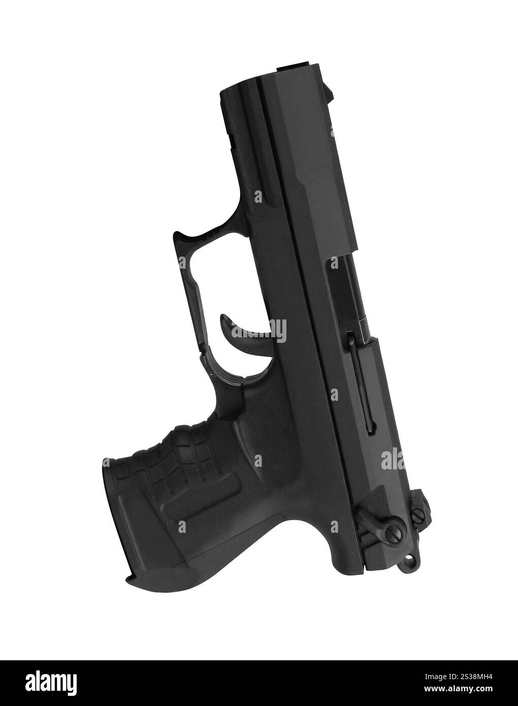 Pistol isolated on white background. Pistol isolated on white Stock ...