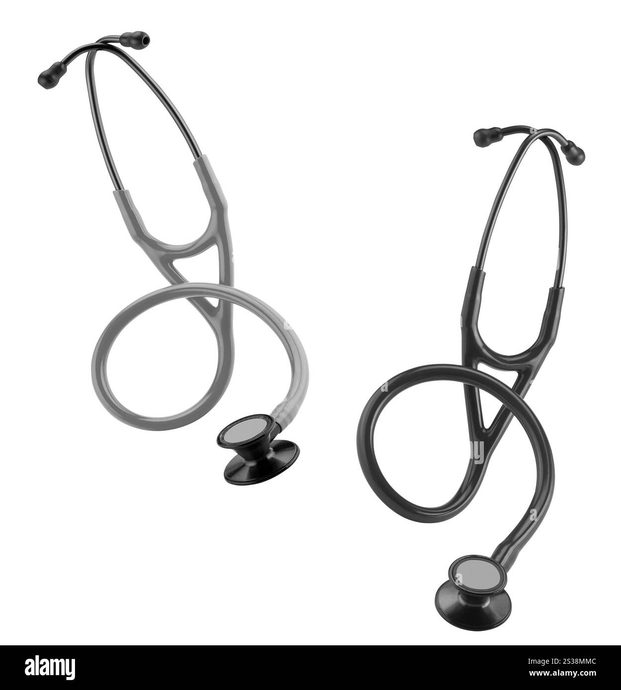 stethoscopes isolated on white background. stethoscopes Stock Photo - Alamy