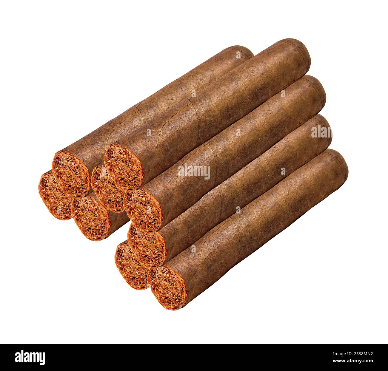 Three cigars isolated on white. Three cigars Stock Photo - Alamy