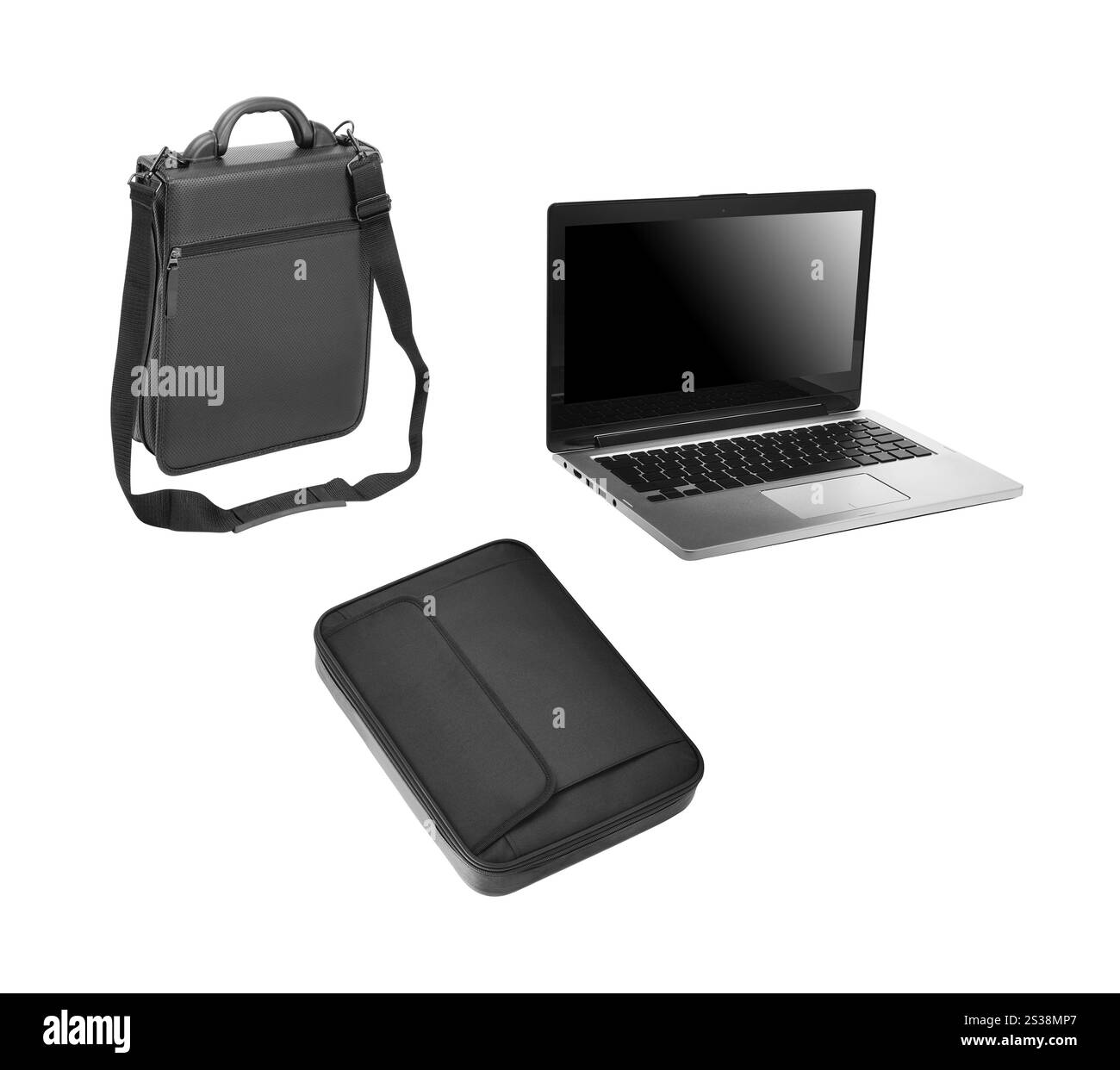 Laptop bags isolated on white background. Laptop bags on white ...