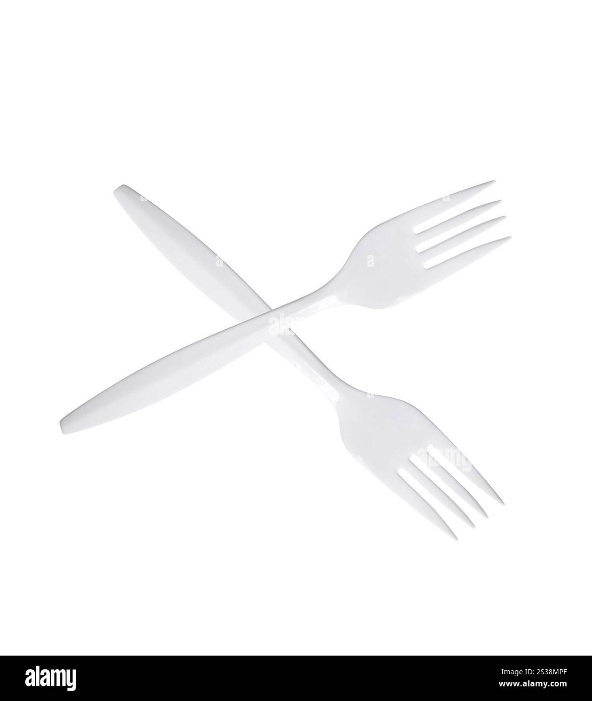 plastic forks isolated on white background. plastic forks Stock Photo ...