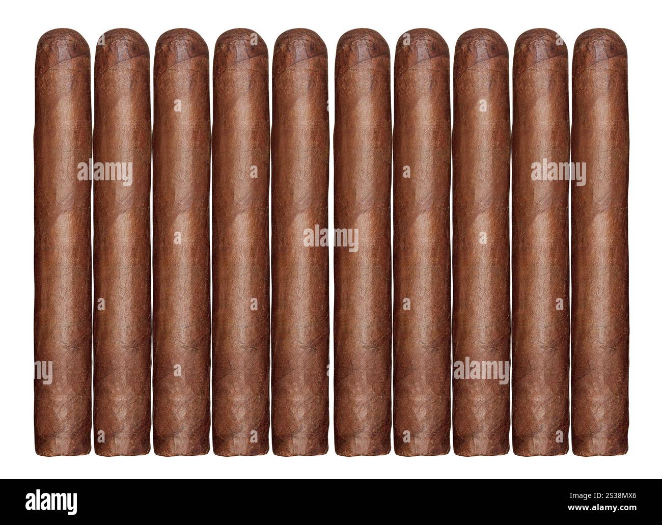 long cigar set isolated on white background. long cigar set Stock Photo ...