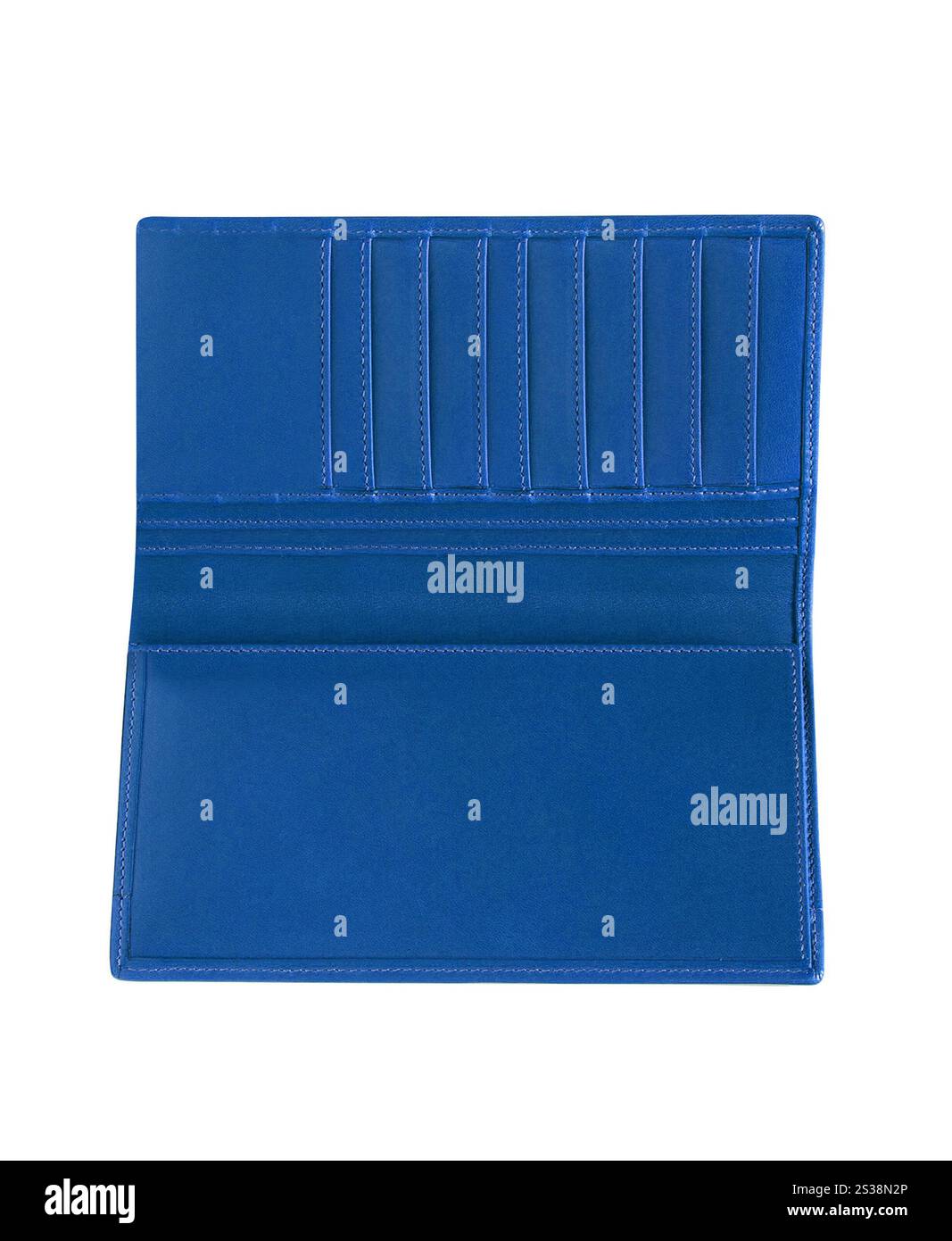 Blue wallet on a white background. Blue wallet Stock Photo - Alamy