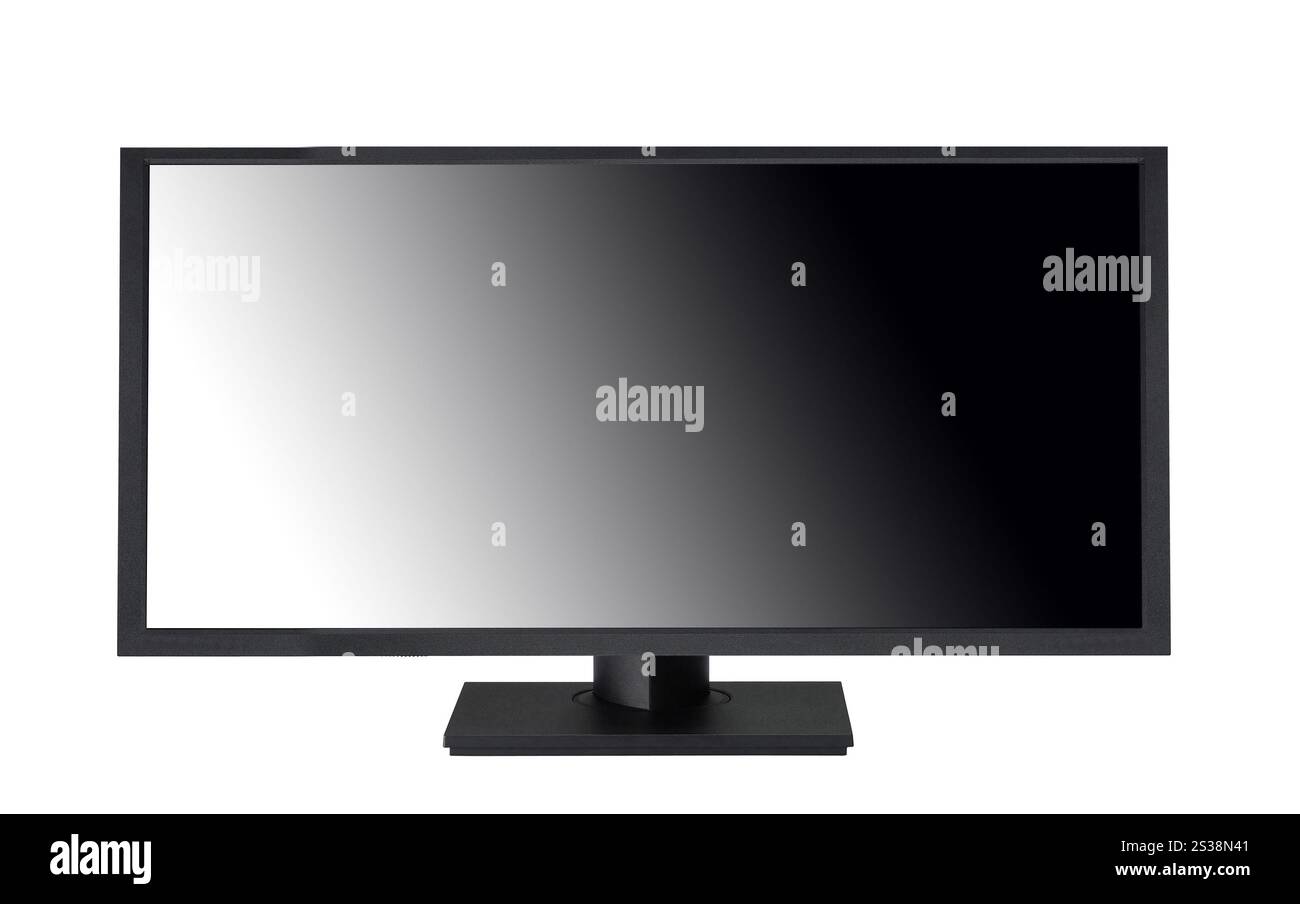 Monitor isolated on white background. Monitor Stock Photo - Alamy