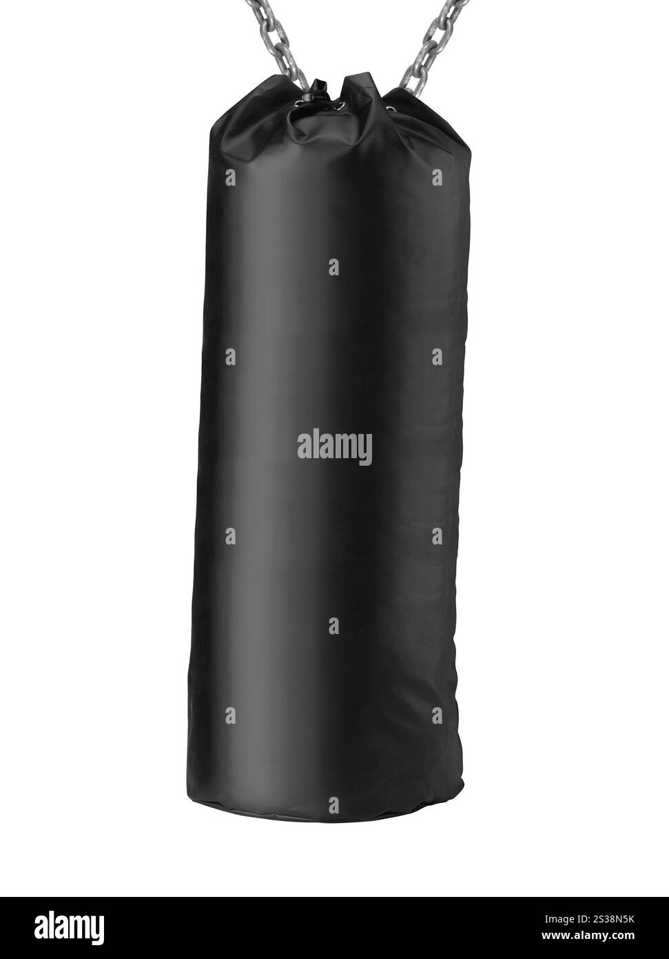 boxing glove punches punching bag isolated on white background. boxing ...