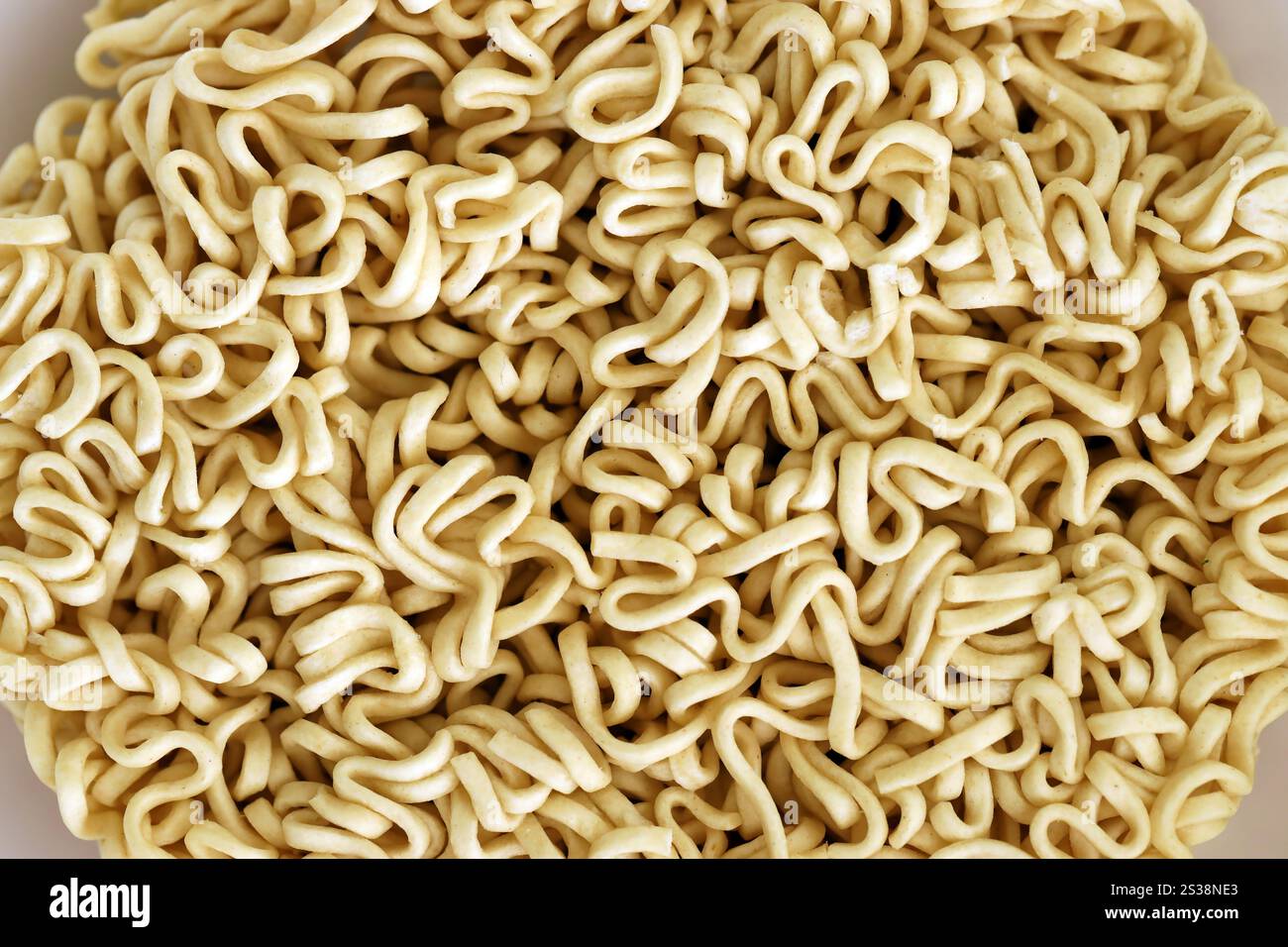 Traditional asian instant noodles texture for background close up ...