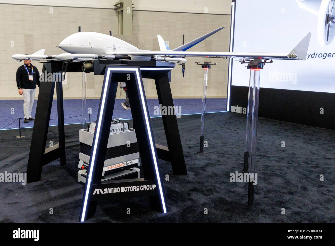 Las Vegas, USA. 08th Jan, 2025. The HAM II-X, by Sambo Motors Group, on ...