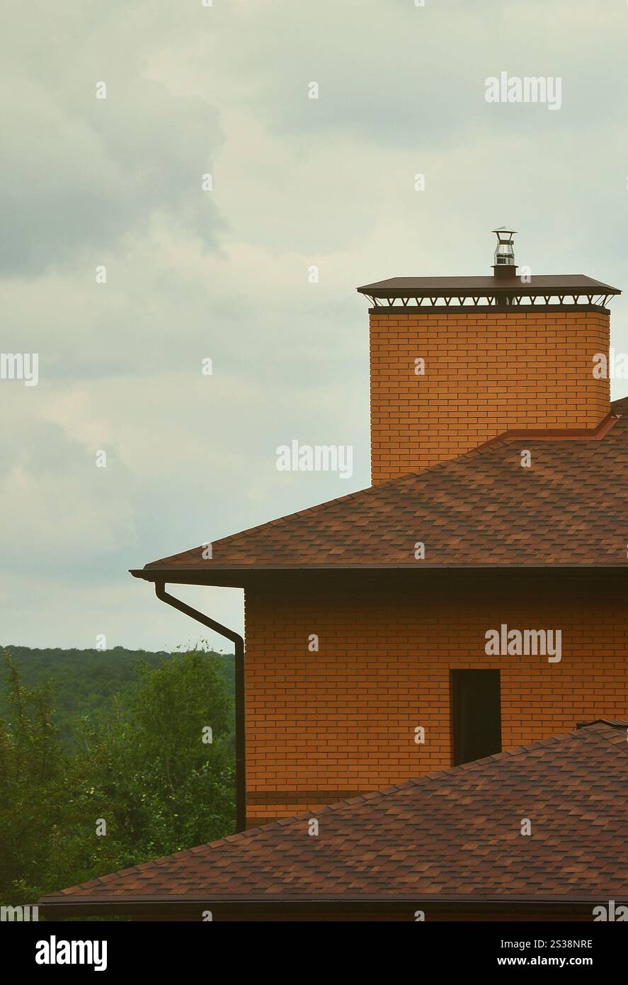 The house is equipped with high-quality roofing of shingles (bitumen ...