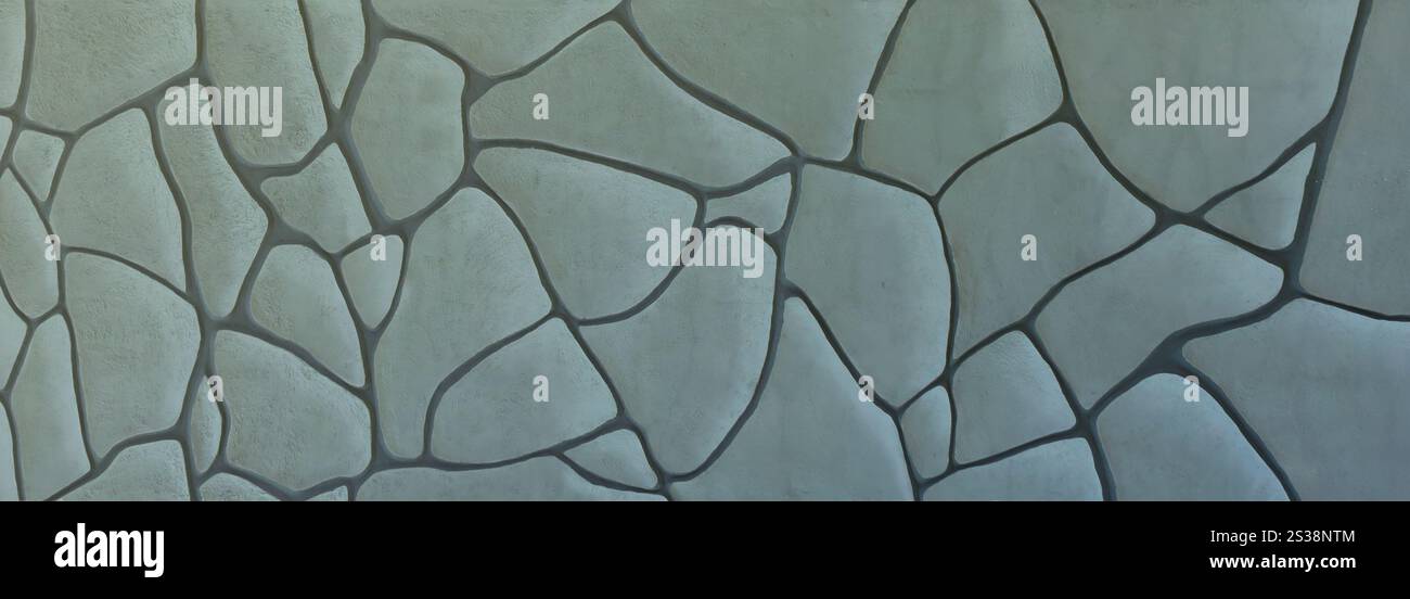 pattern of ancient style design decorative uneven cracked real stone ...