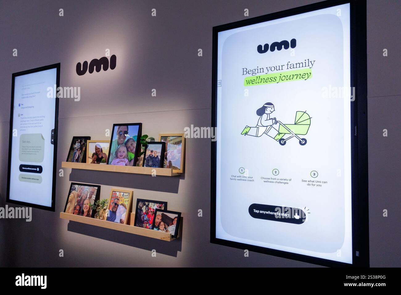 Las Vegas, USA. 08th Jan, 2025. UMI, a Coach for Family Wellness, by ...