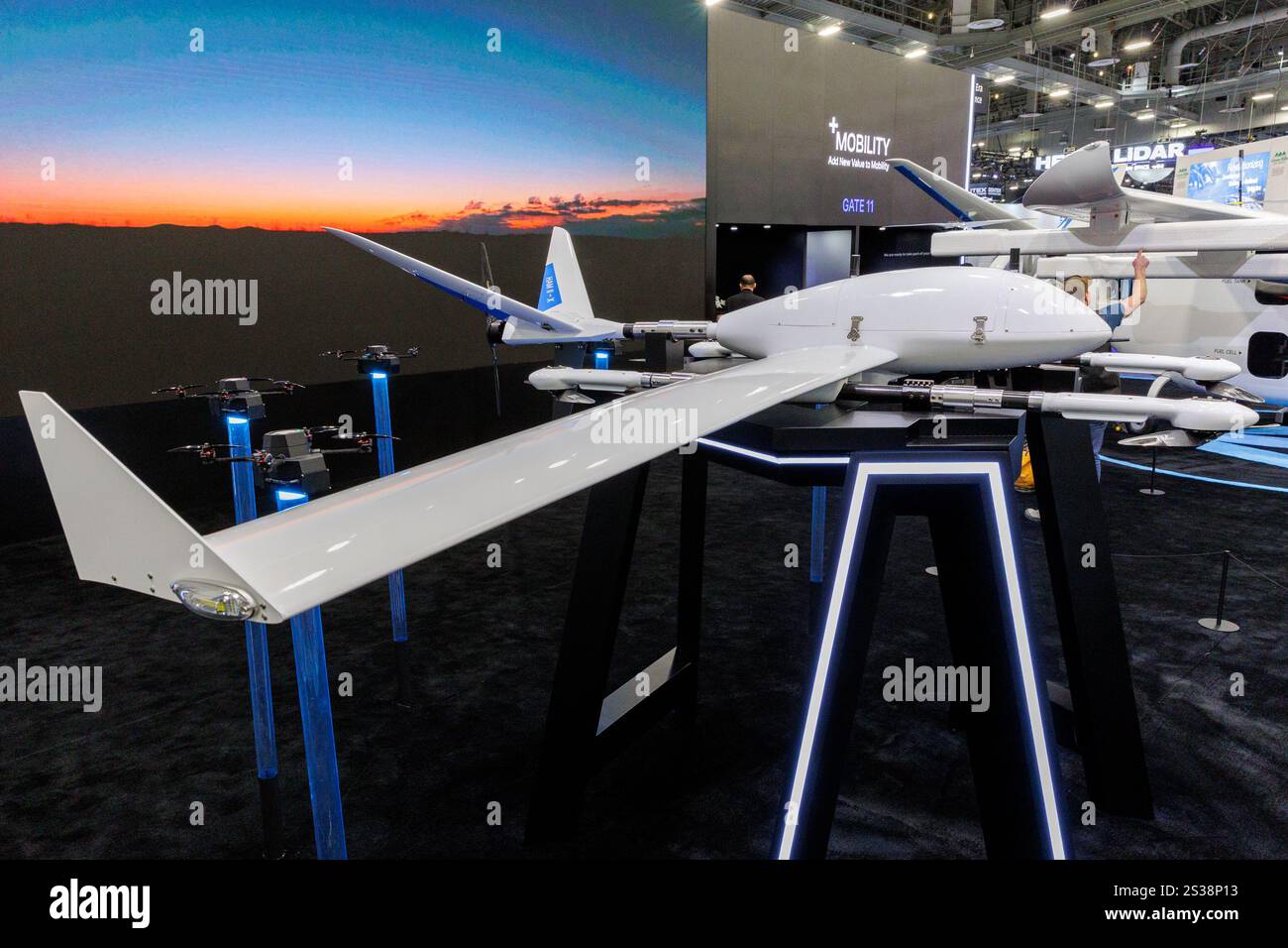 Las Vegas, USA. 08th Jan, 2025. The HAM II-X, by Sambo Motors Group, on ...