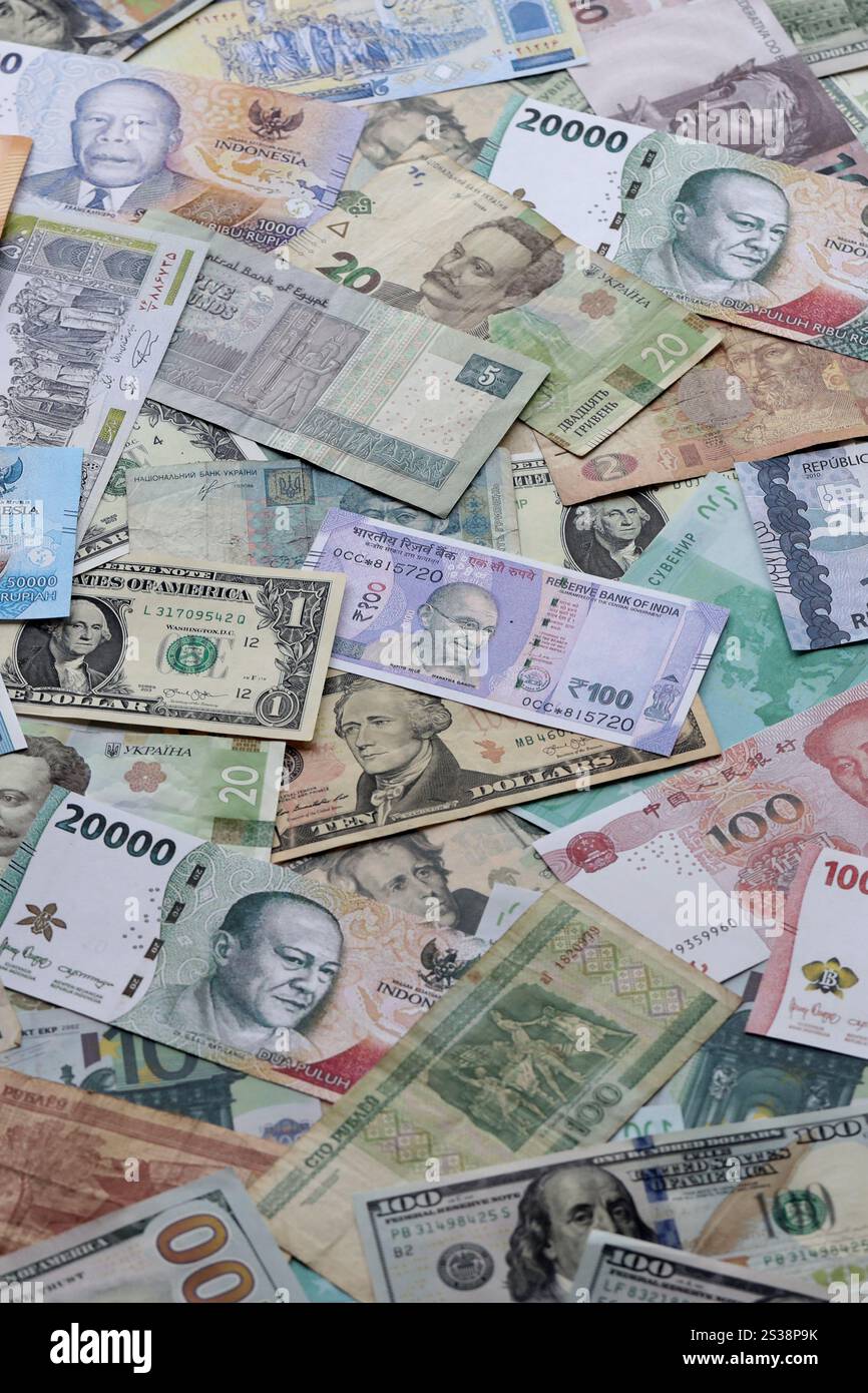 Different banknotes world hi-res stock photography and images - Alamy