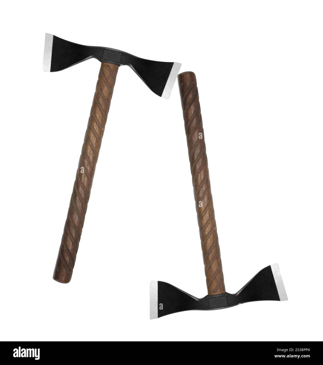 Double axe isolated on white. Double axe isolated Stock Photo - Alamy