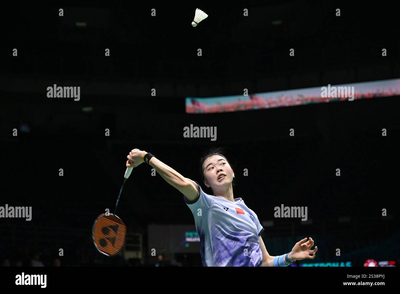Kuala Lumpur, Malaysia. 9th Jan, 2025. Gao Fangjie of China hits a ...