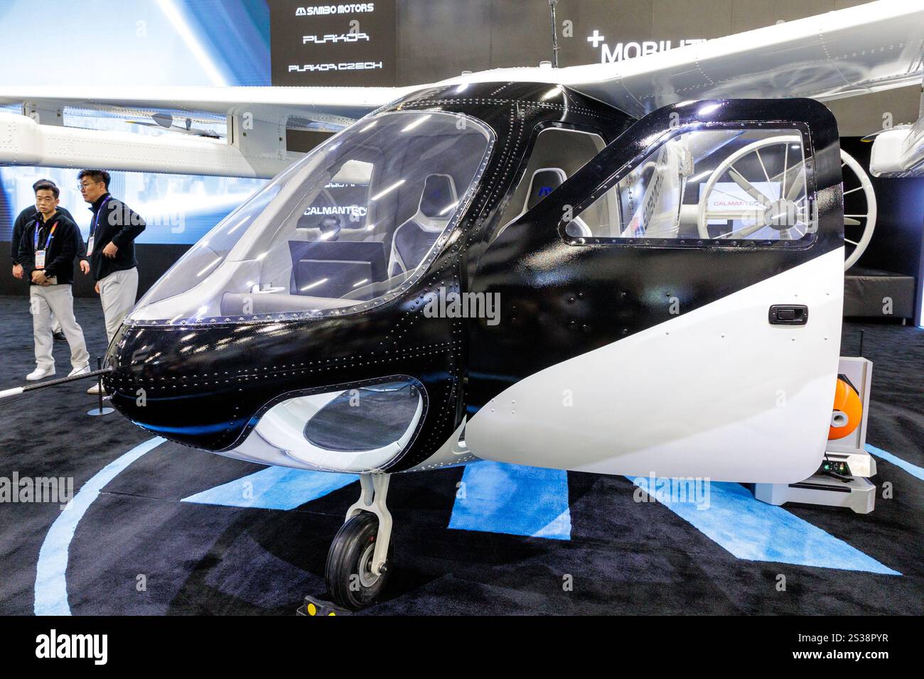 The HAM III-2, by Sambo Motors Group, on display at the Las Vegas Convention Center during CES ...