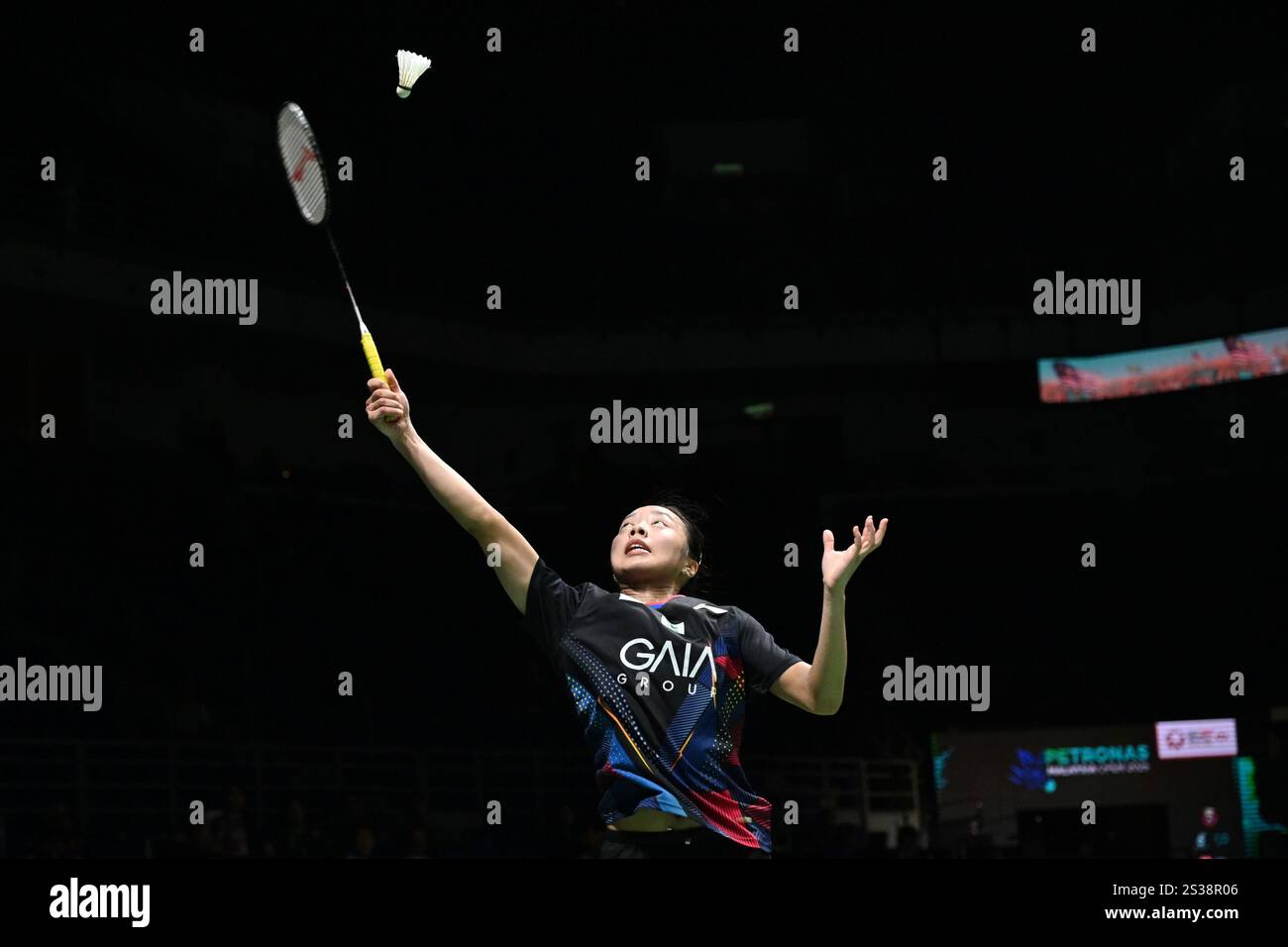 Kuala Lumpur, Malaysia. 9th Jan, 2025. Yeo Jia Min of Singapore hits a ...