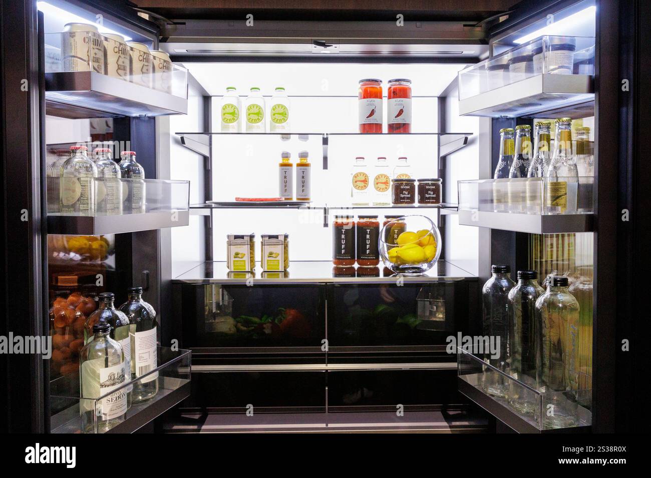 Las Vegas, USA. 08th Jan, 2025. The LG Signature Refrigerator with ...