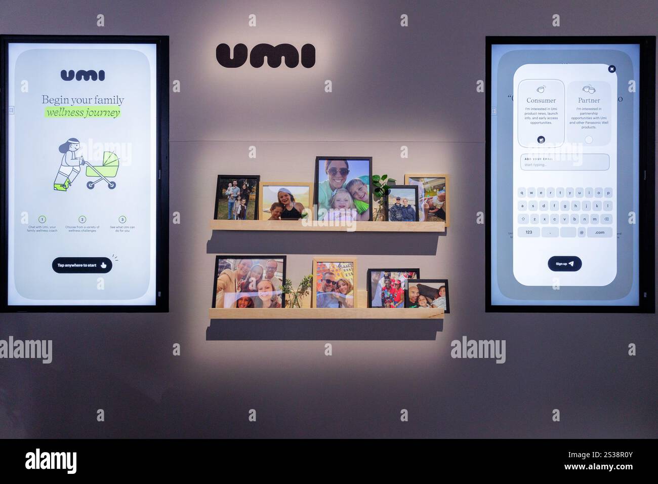 Las Vegas, USA. 08th Jan, 2025. UMI, a Coach for Family Wellness, by ...