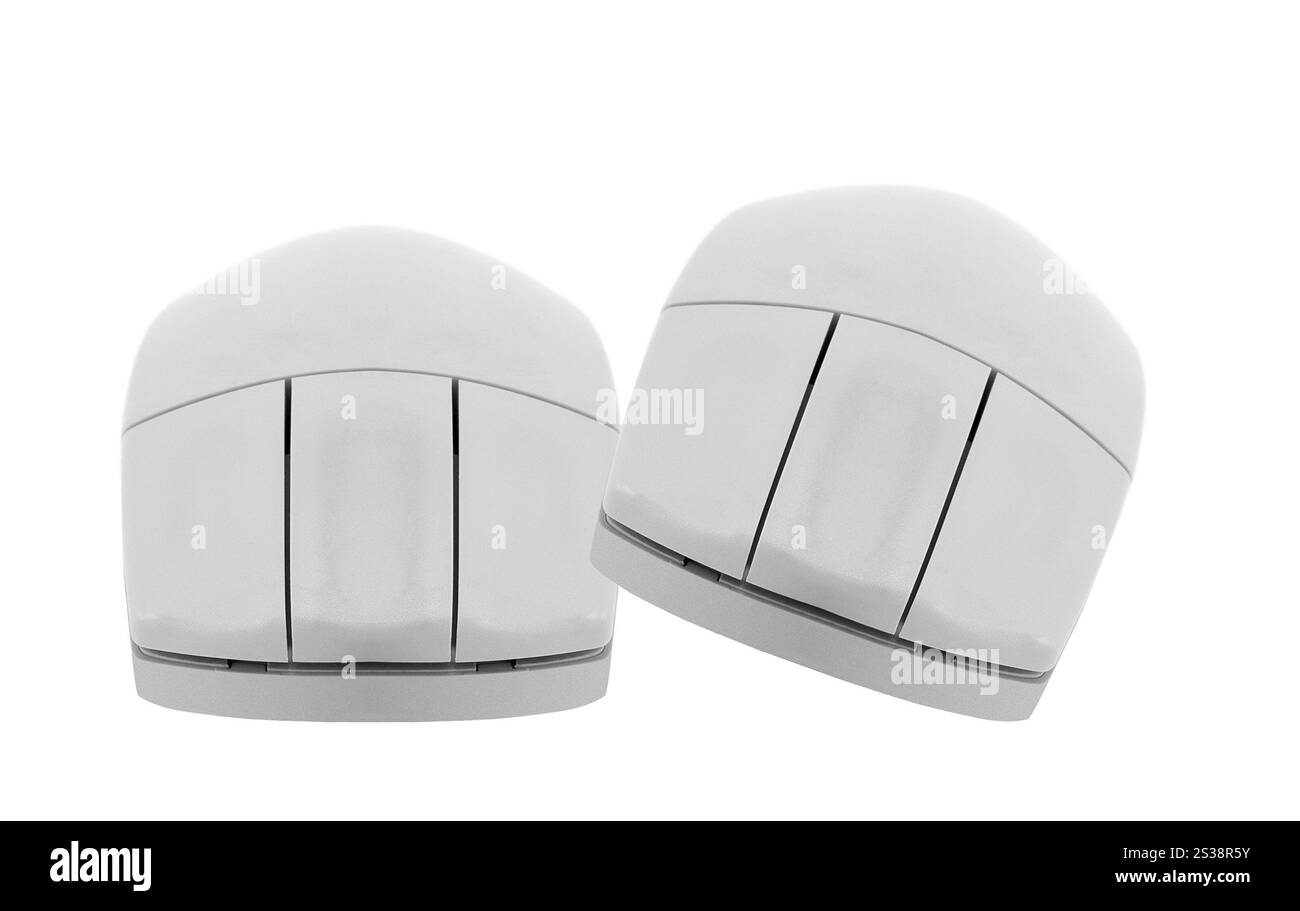 Computer mouses isolated on white background. Computer mouses Stock ...