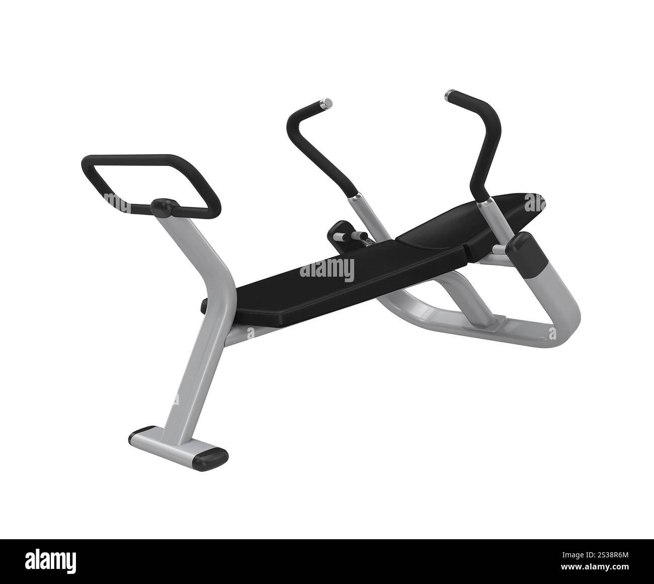 Abdominal Exercise Equipment isolated on white background. Abdominal ...