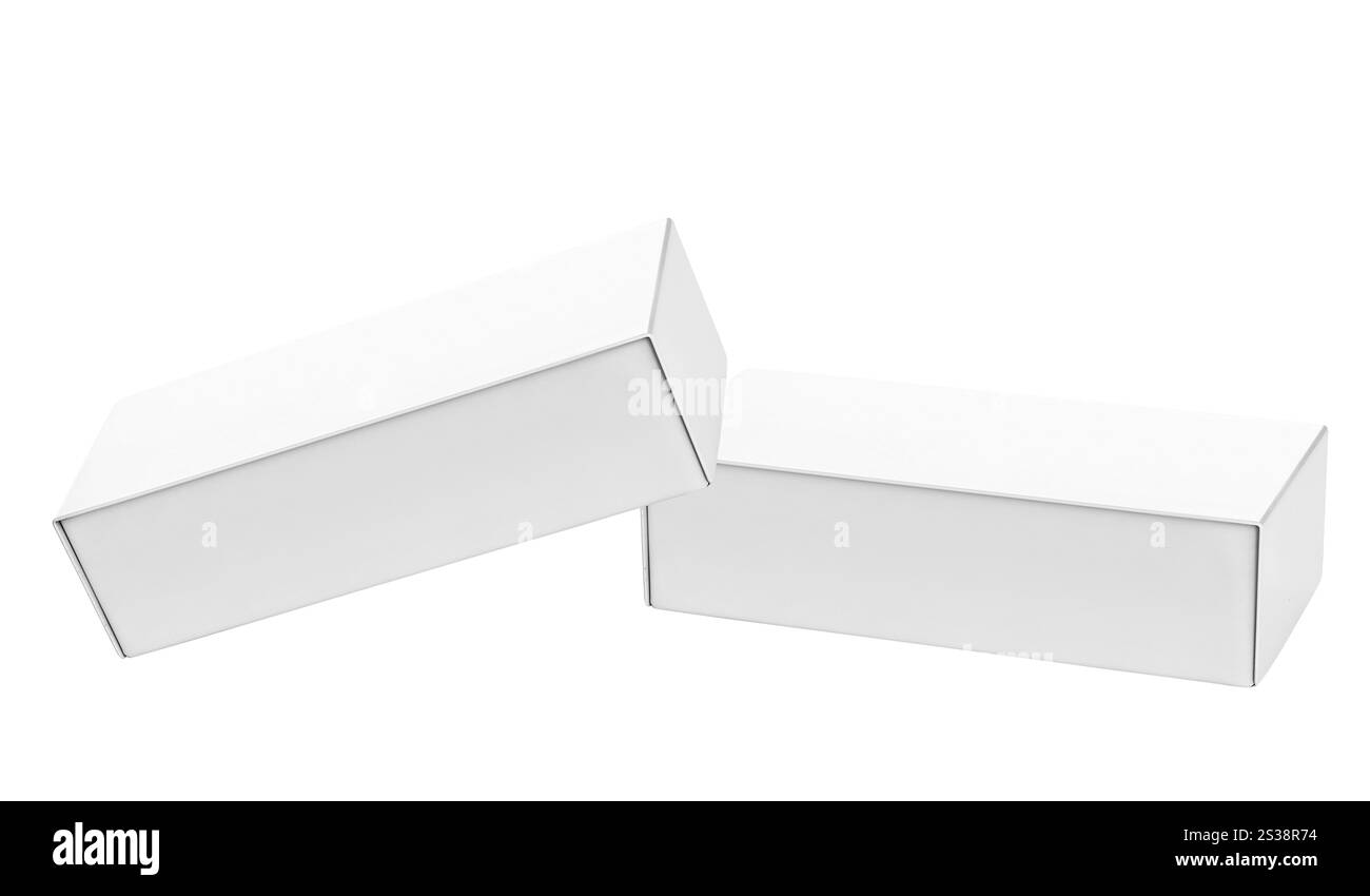 Blank boxes isolated on white background. Blank boxes isolated Stock ...