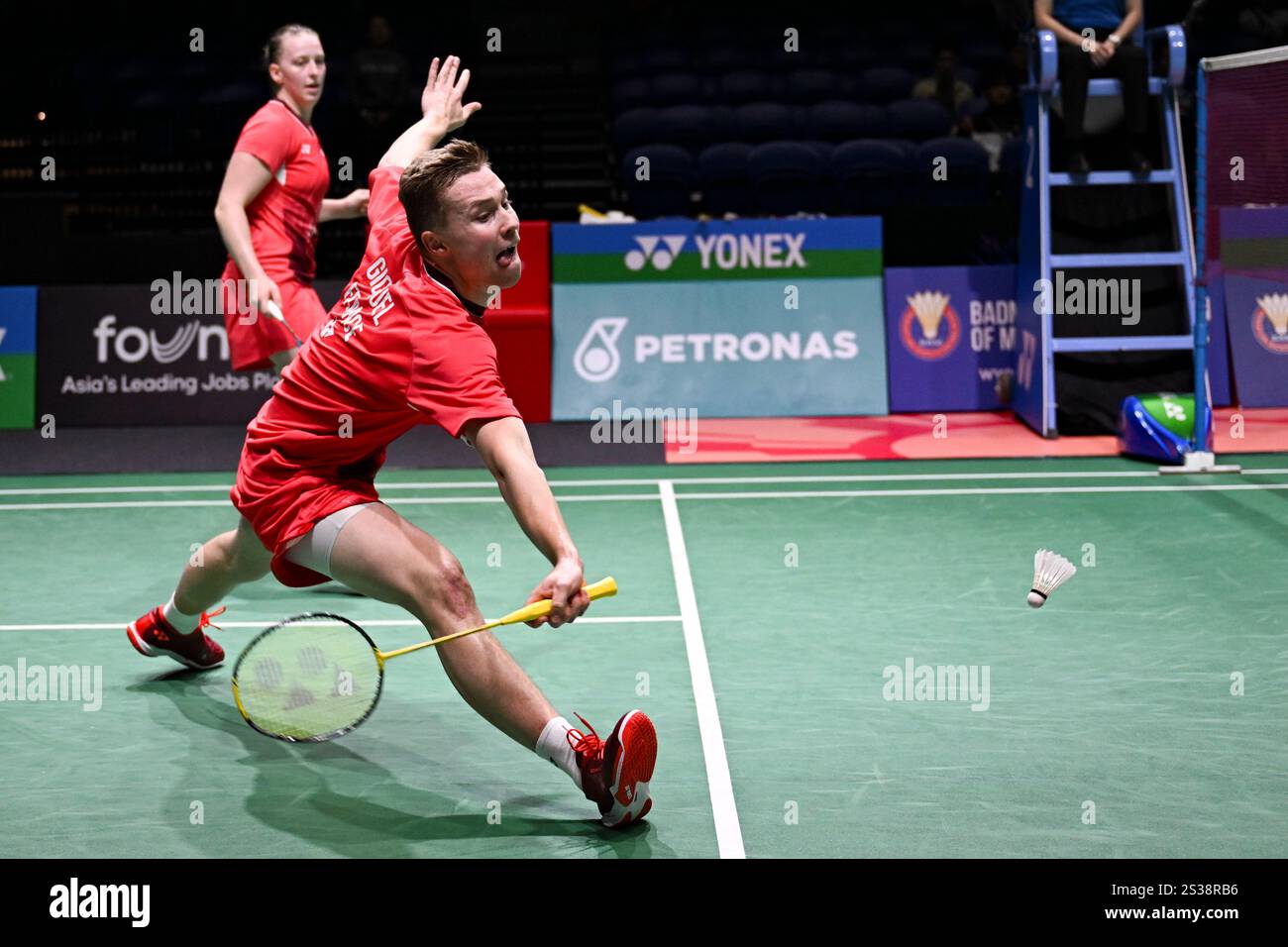 (250109) -- KUALA LUMPUR, Jan. 9, 2025 (Xinhua) -- Thom Gicquel (R ...
